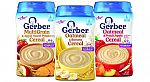 6-Pack Gerber Baby Cereal Grain & Fruit Variety Pack $11.68 ...